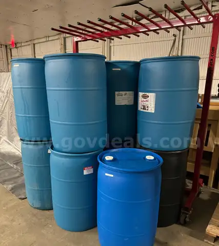 55 Gallon Drums (LOT) | GovDeals