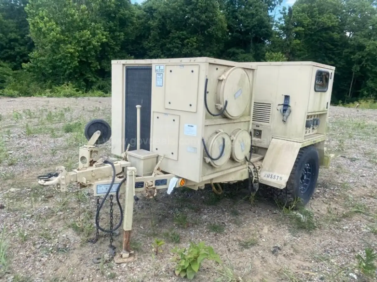 Portable 35KW Gen HVAC Heating unit. Military Drash Unit 96,000 BTU ...