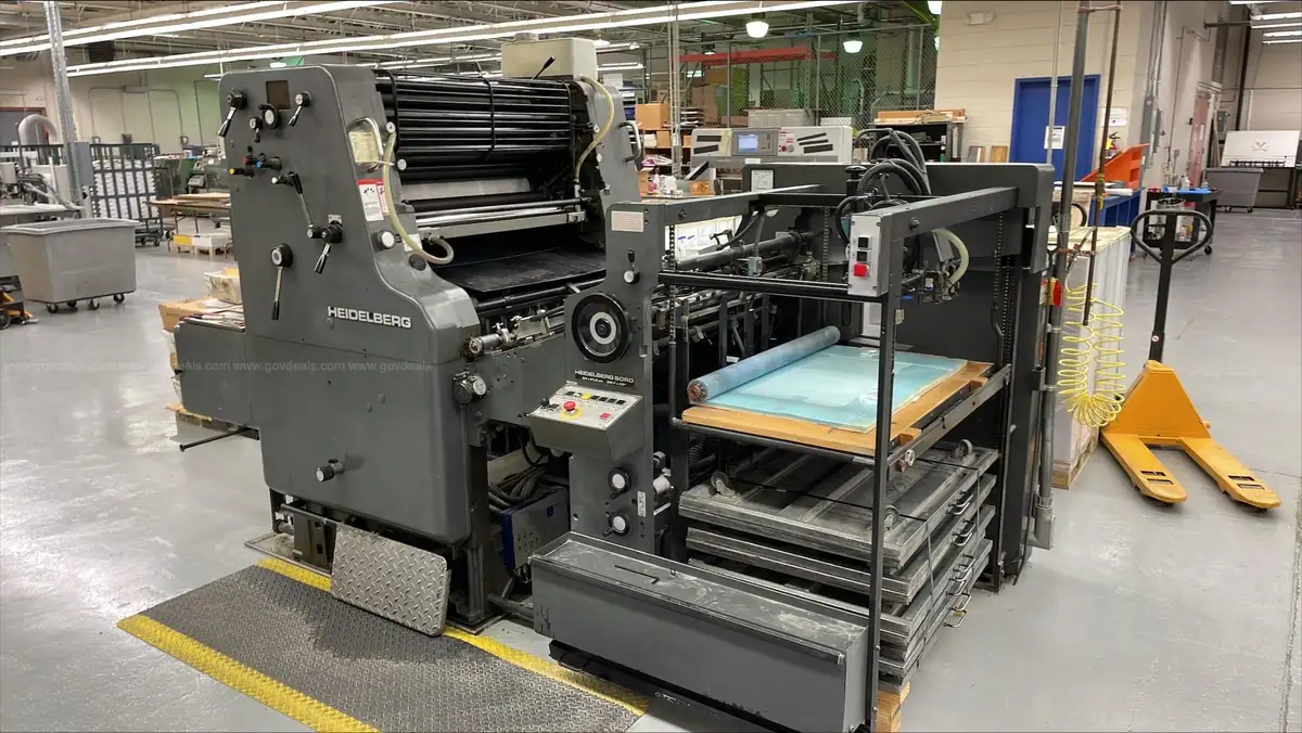 Heidelberg press large | GovDeals