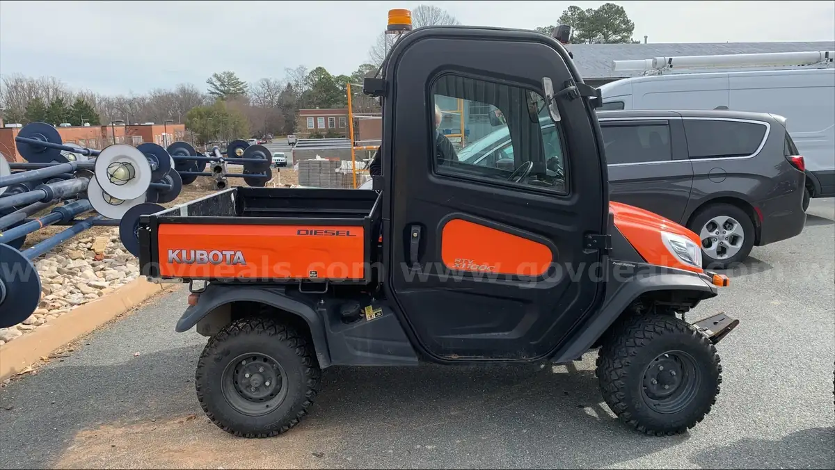 2017 Kubota RTV-X1100 with plow | AllSurplus