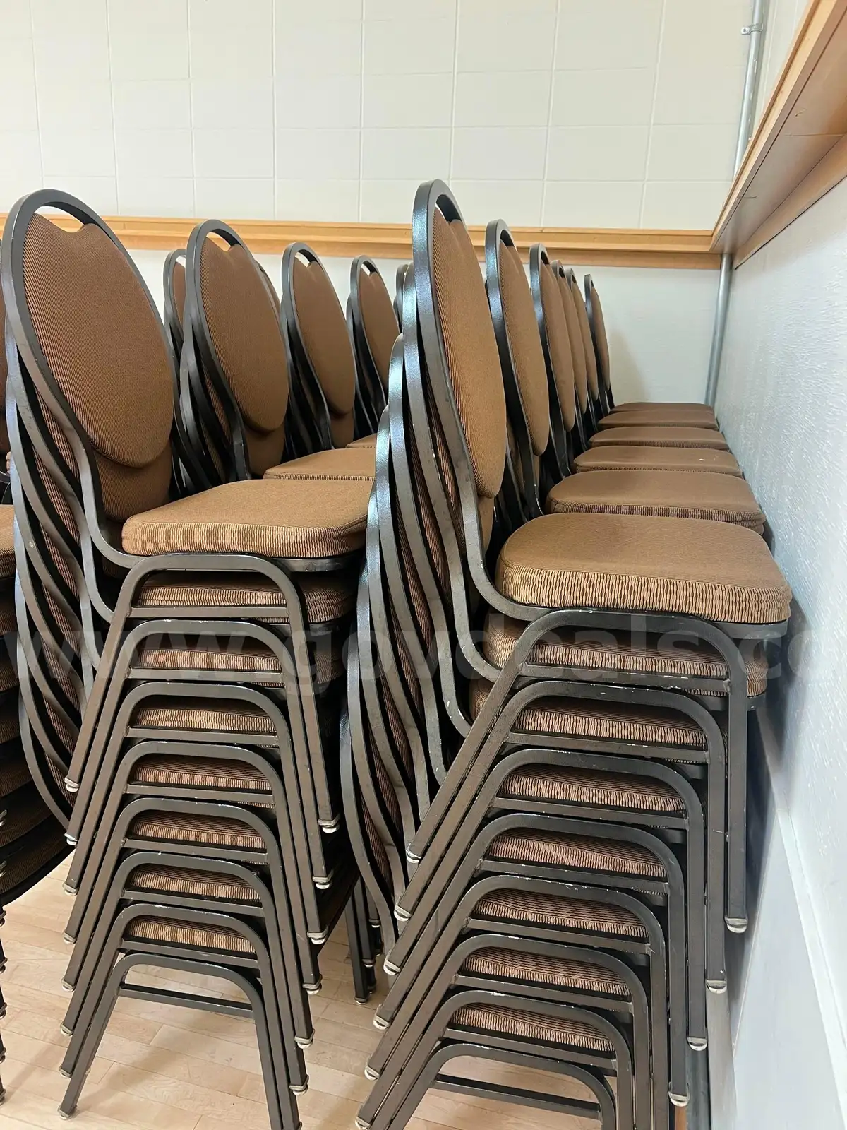 Lot of (30) Banquet Stacking Chairs | AllSurplus