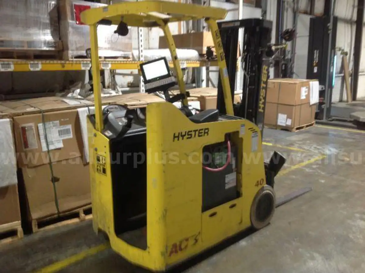 Hyster Mdl. E40HSD3-21 Electric Forklift | AllSurplus