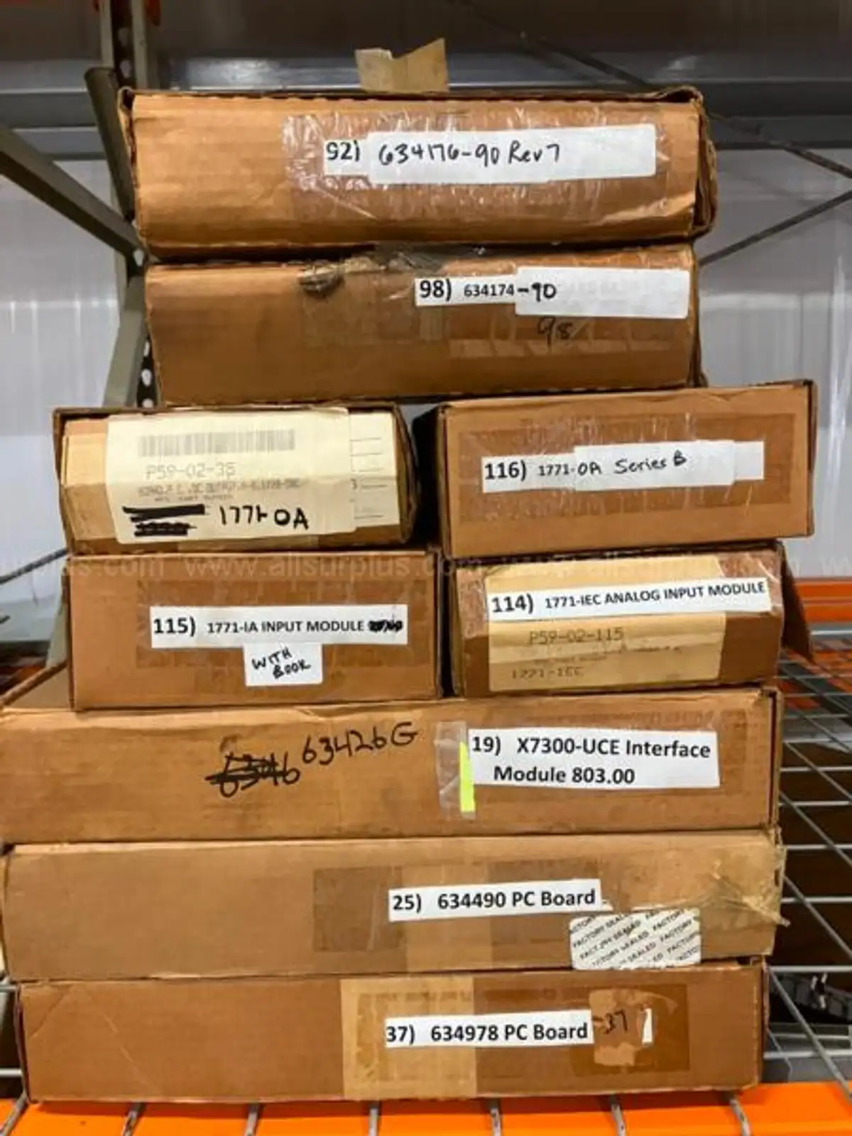 Lot of Allen Bradley Circuit Boards/ Cards | AllSurplus