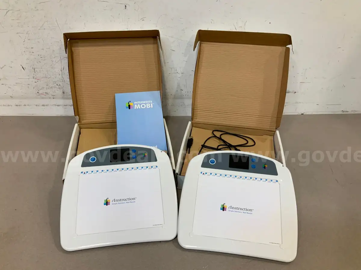 2 Interwrite Mobi IP501 Digitizer Tablets | AllSurplus