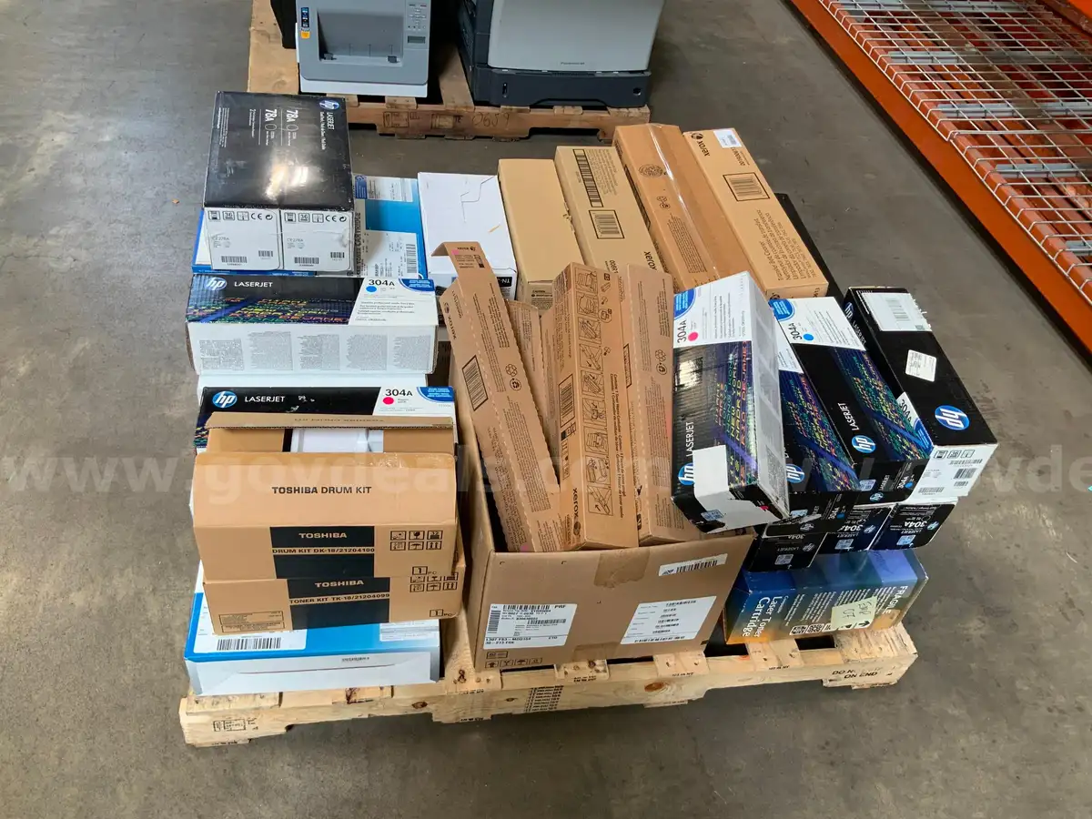 Pallet of Assorted Toner | AllSurplus