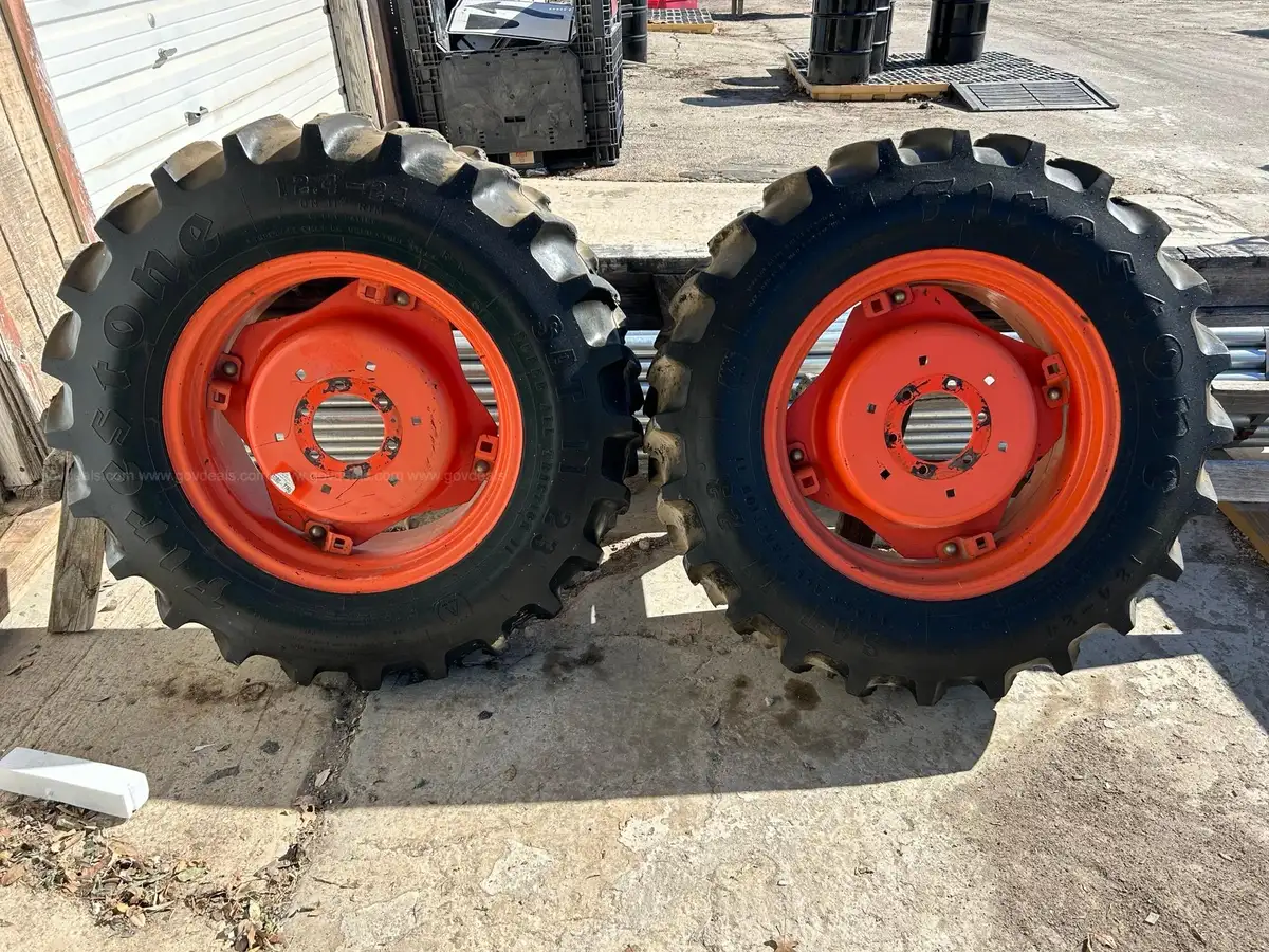 Rear tires for L2900 Kubota | AllSurplus