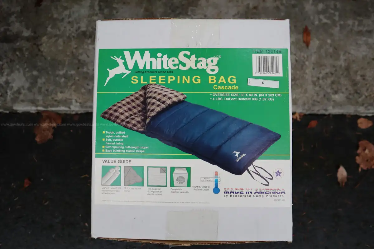 Lot of six (6) White Stag New Sleeping Bags | AllSurplus