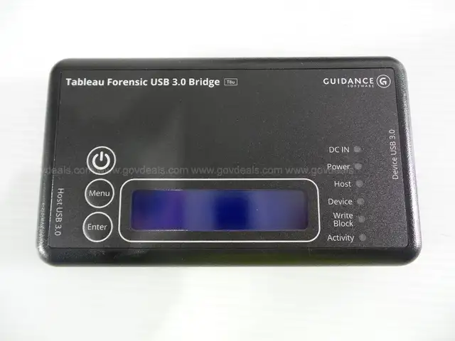 (8)-Guidance Software Tableau T8U Forensic USB 3.0 Bridge | GovDeals