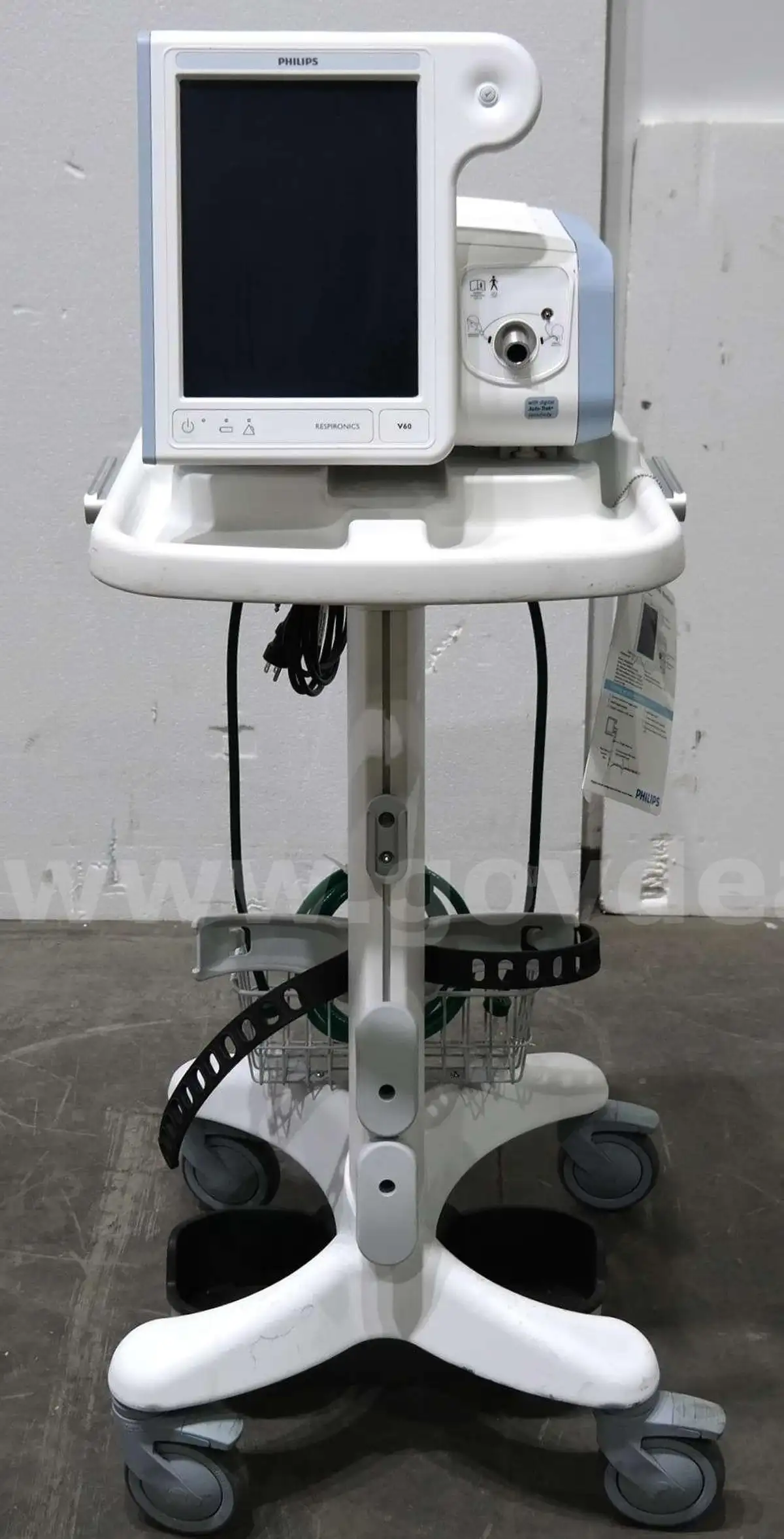 (1)-Philips Respironics V60 Ventilator / SW Ver. 2.3 / Hours: 464 ...