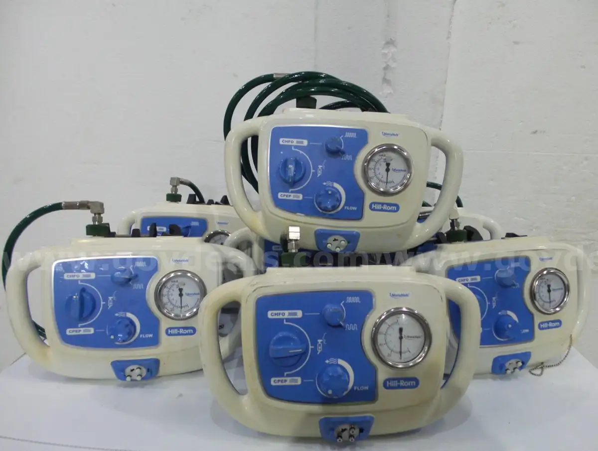 (7)- Hill-Rom The MetaNeb System 168091/50-72 PSI/V min 60 L/min | GovDeals