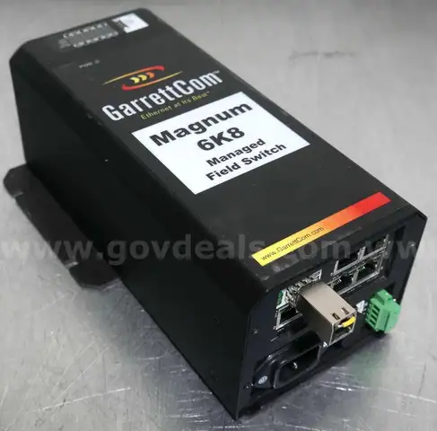 (96)- GarrettCom Magnum 6K8 Managed Field Switch | AllSurplus