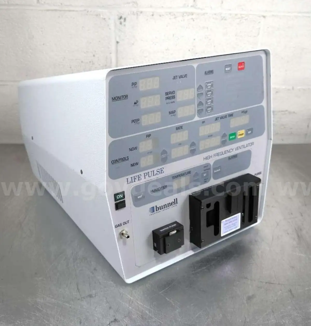 Bunnell Life Pulse High Frequency Ventilator 203A / HRS: 5731 | GovDeals