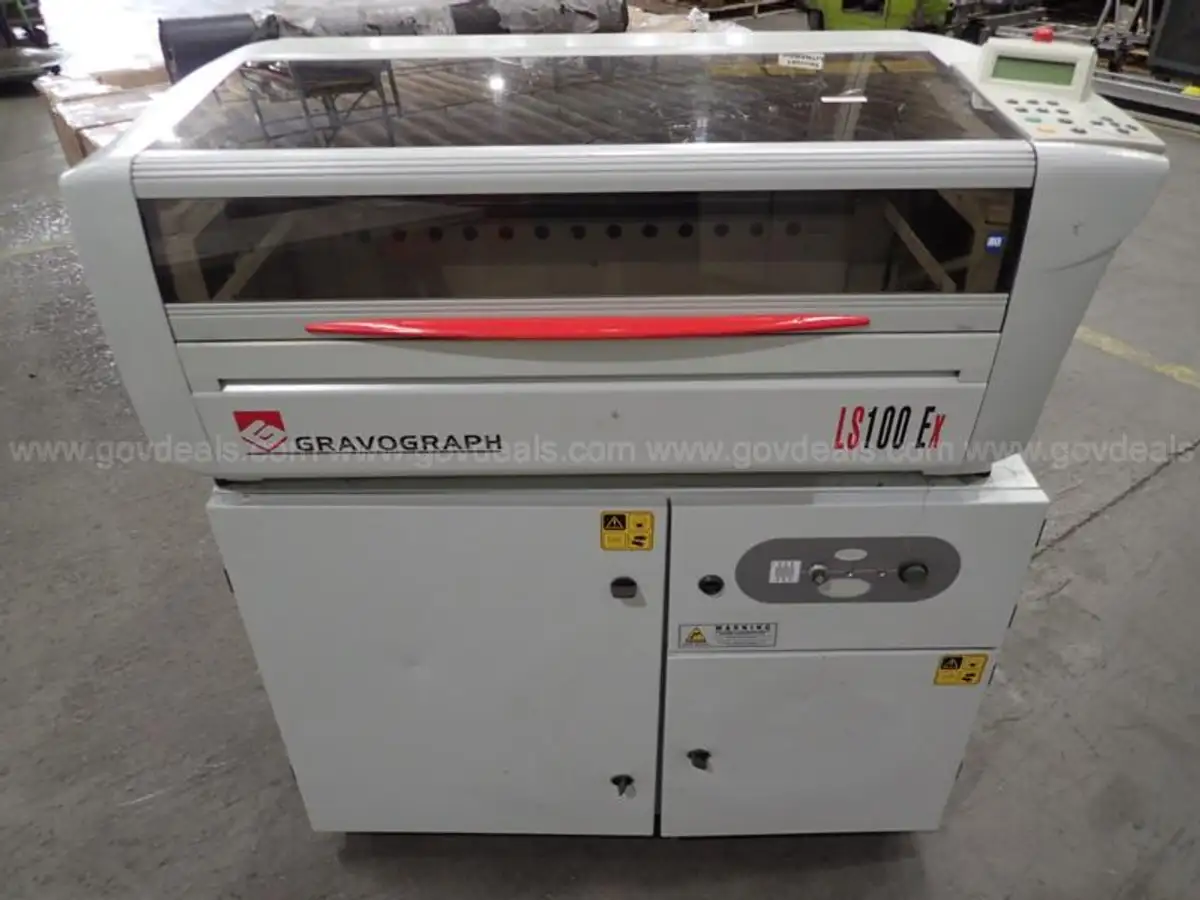Gravograph LS100EX CO2 Laser Engraving/Cutting Machine | AllSurplus