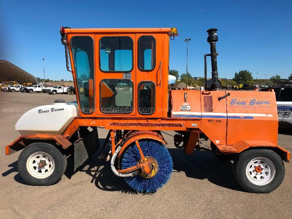 2008 Broce RCT350 Self Propelled Broom/Sweeper | AllSurplus