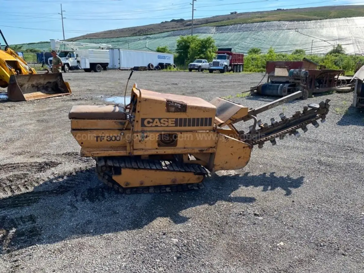 Case TF300 Crawler Trencher | GovDeals