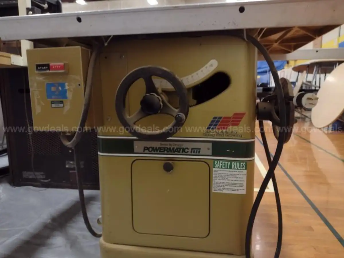 Powermatic Model 66 Tilting Arbor Table Saw | AllSurplus