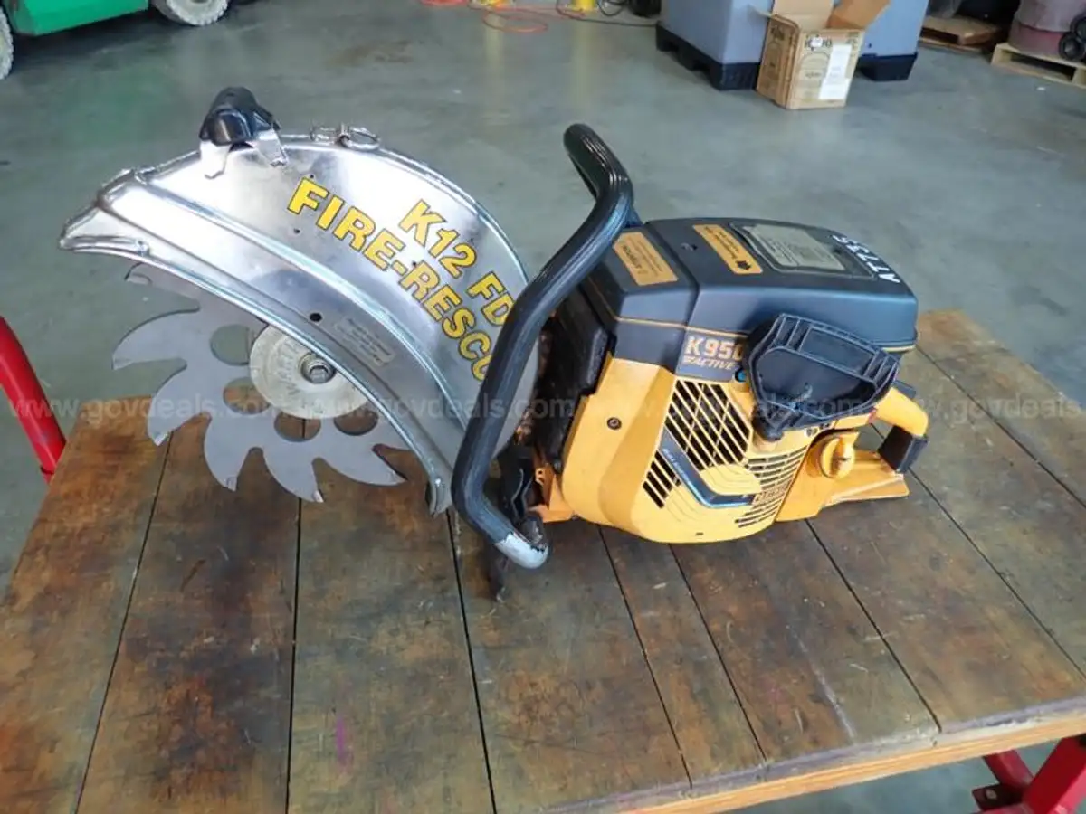 Partner K12 Fire Rescue saw w/ Warthog Blade. | AllSurplus