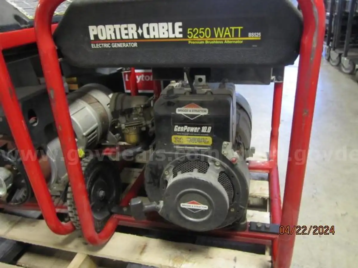 PORTER-CABLE GENERATOR | AllSurplus