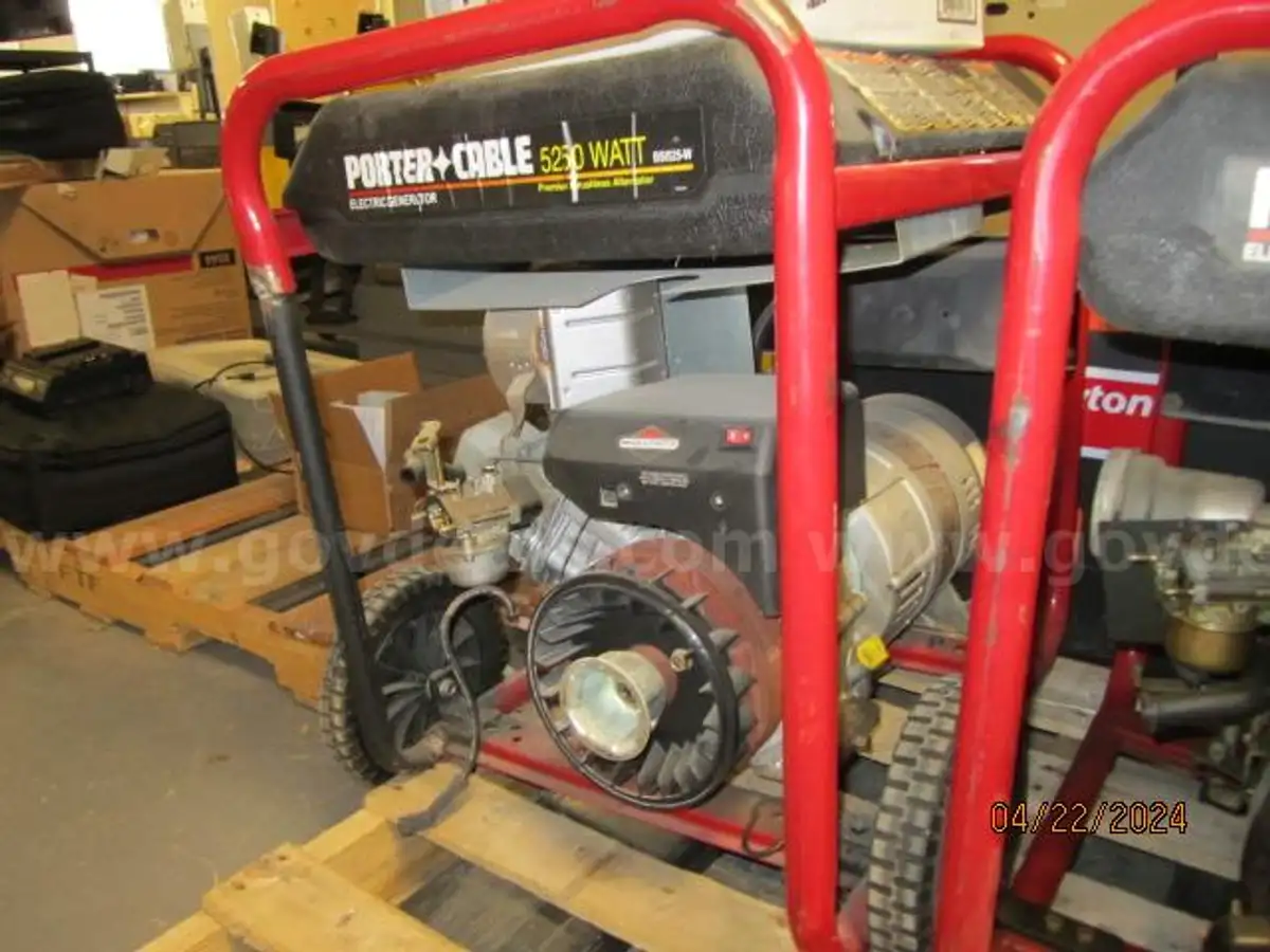 PORTER-CABLE GENERATOR | AllSurplus