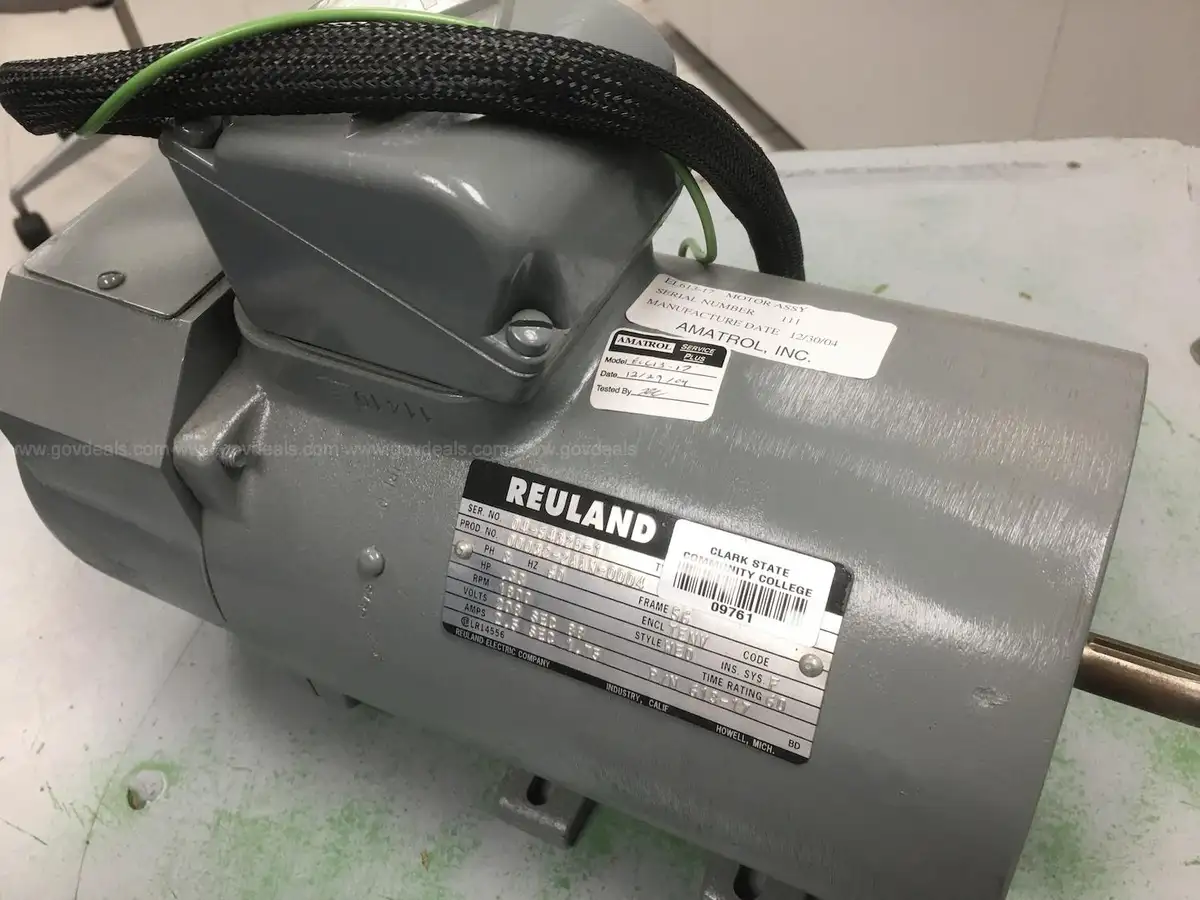 Reuland 3-Phase Motor | GovDeals