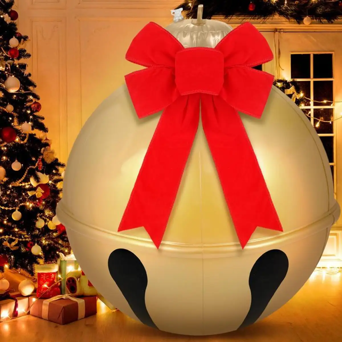 Jetec 5.2ft Light Up Giant Jingle Bell Ball Jumbo LED | AllSurplus ...