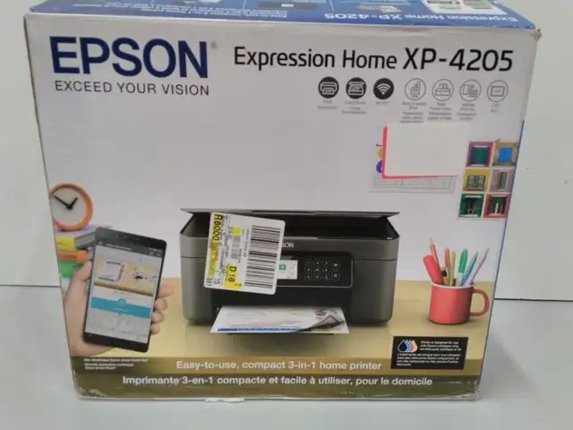 Epson Expression Home XP-4205 All-in-One Wireless Printer | AllSurplus ...
