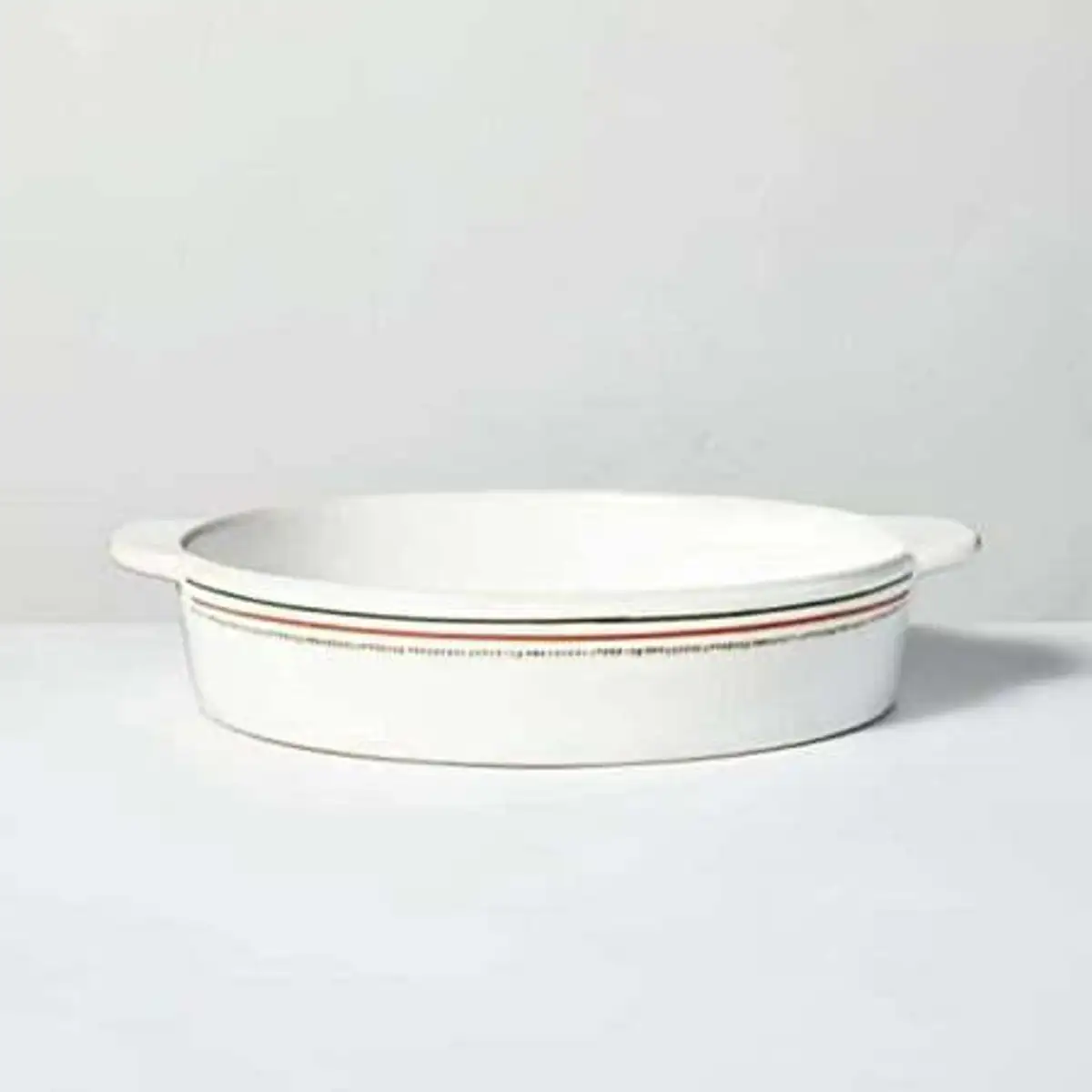 Enamel Coated Casserole/Bakeware Dish with Lid Cream - Hearth & Hand ...