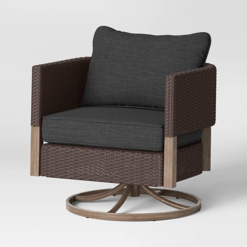 Nobleboro 2pk Motion Patio Club Chairs Outdoor Furniture Threshold AllSurplus Cincinnati