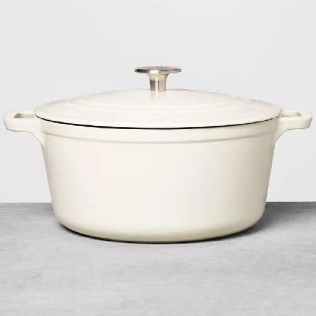 5qt Enameled Cast Iron Dutch Oven Cream - Hearth & Hand with Magnolia ...