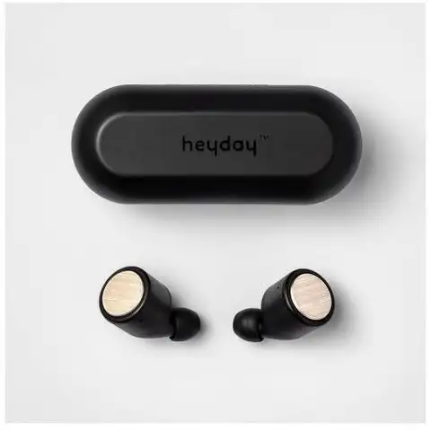 heyday True Wireless Bluetooth Sport Earbuds - Black/Gold | AllSurplus