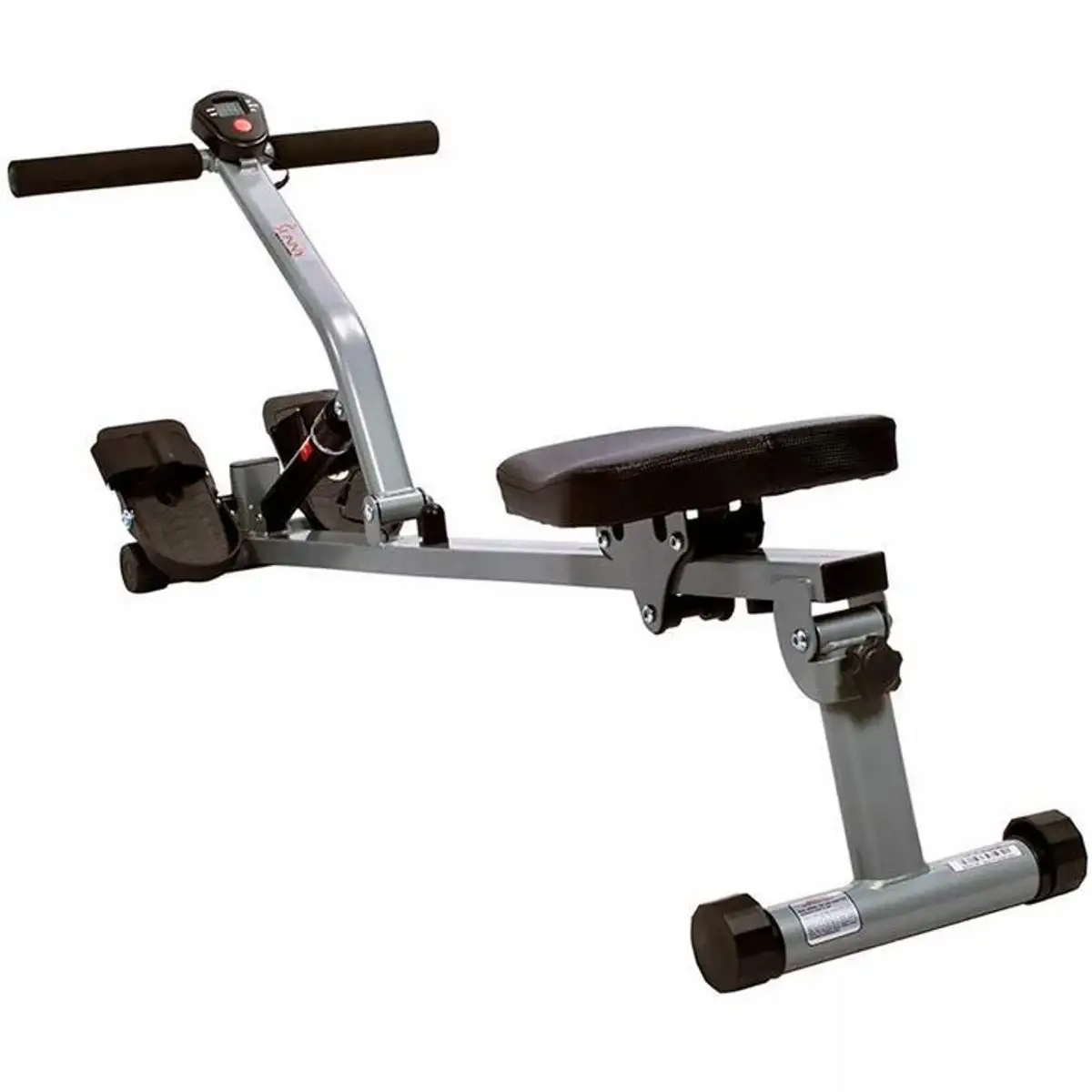 Sunny Health and Fitness Rowing Machine - Silver | AllSurplus | Cincinnati