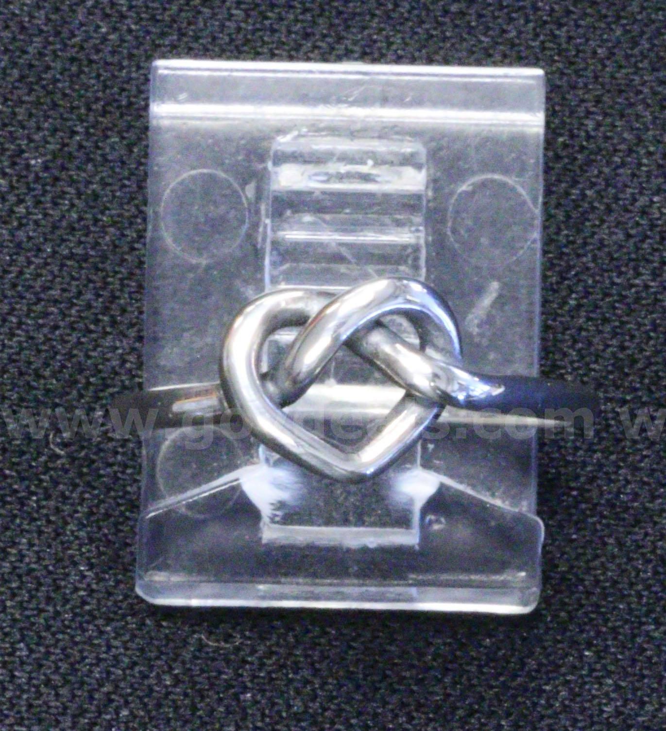 Sterling Silver James Avery Delicate Heart Knot Ring 1.3 Grams GovDeals