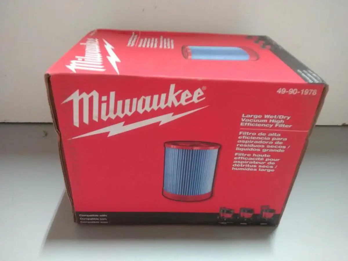 Milwaukee Large Wet/Dry Shop Vacuum High Efficiency Filter (1-Pack ...