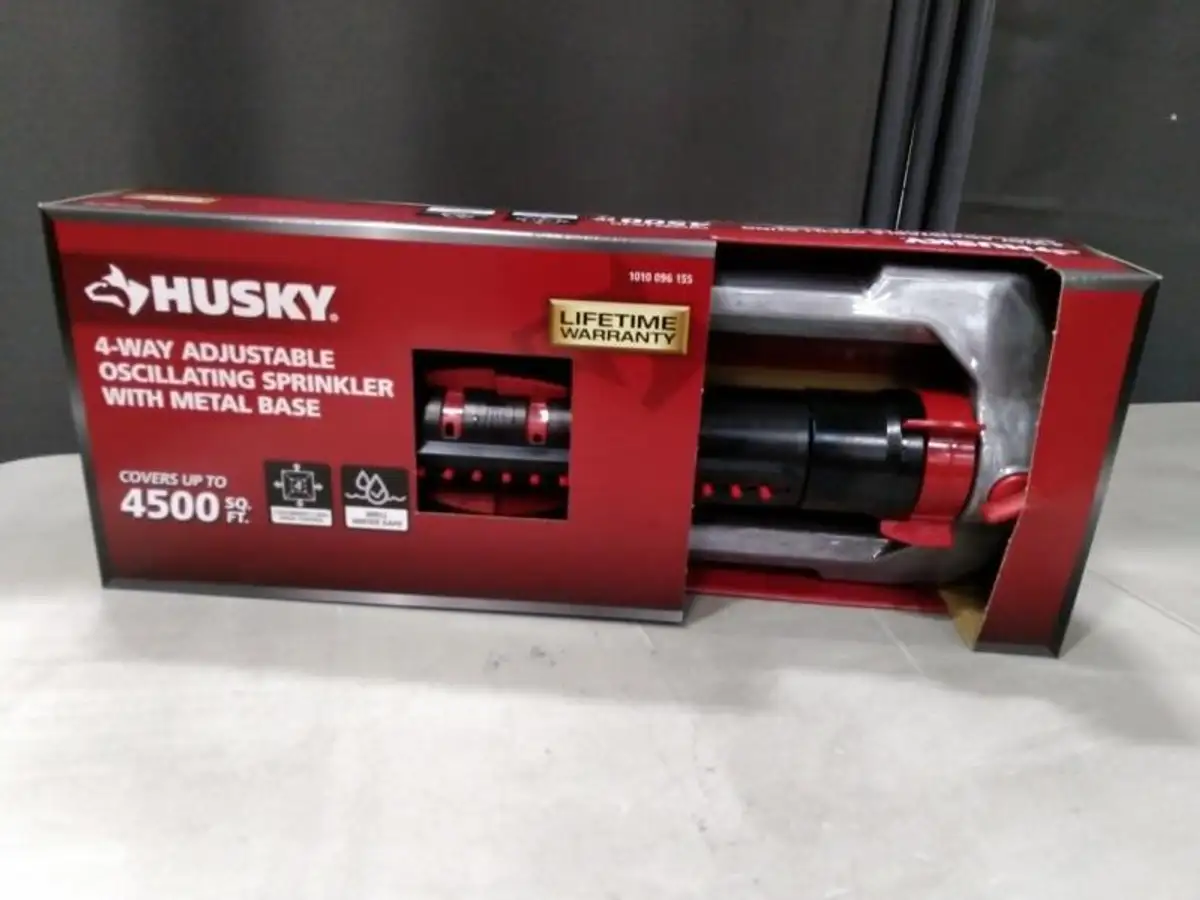 Husky 4500 sq. ft. Turbo Oscillating Sprinkler | AllSurplus | Phoenix