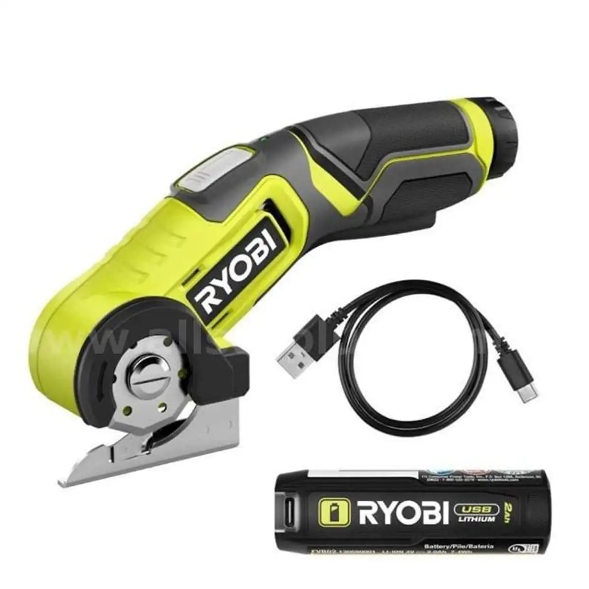 USB Lithium Power Cutter Kit with 2.0 Ah USB Lithium Battery and Charging Cable | AllSurplus ...