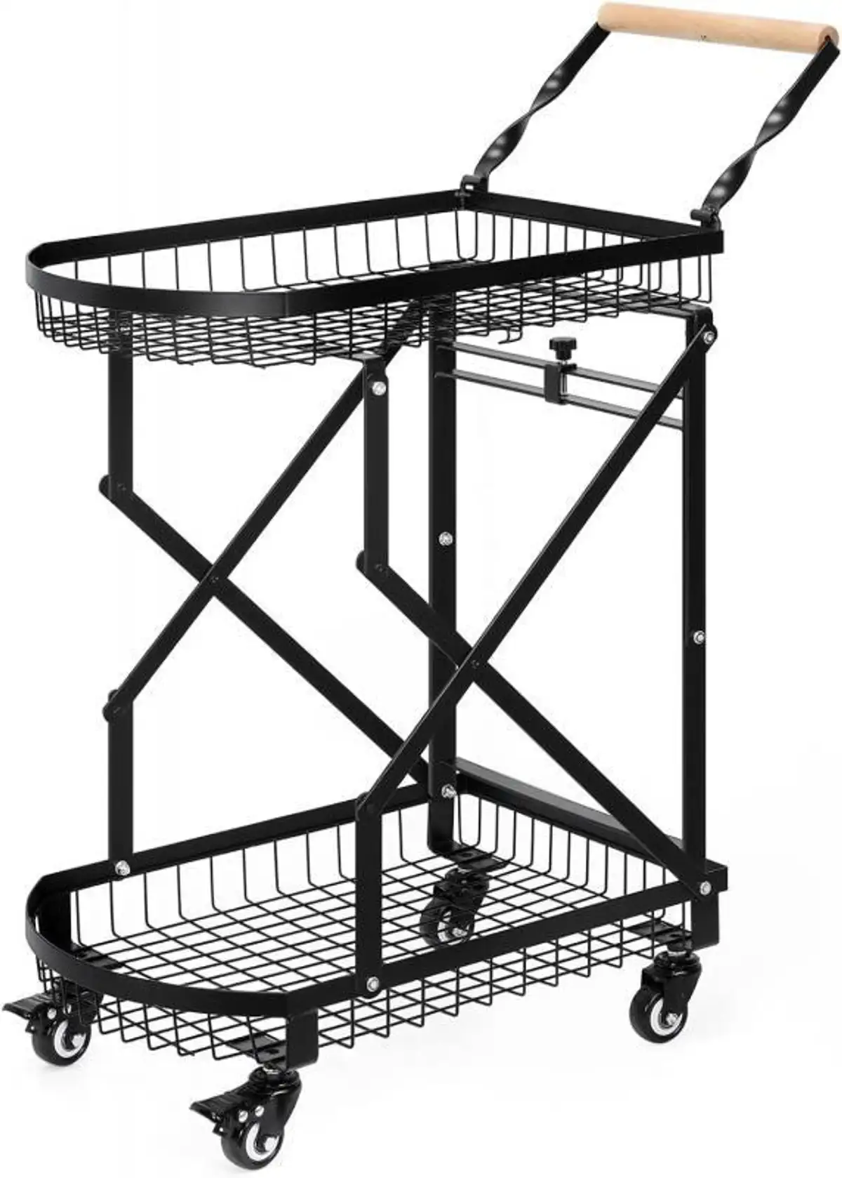 Multi Functional Collapsible carts, Foldable Shopping cart with 360 ...