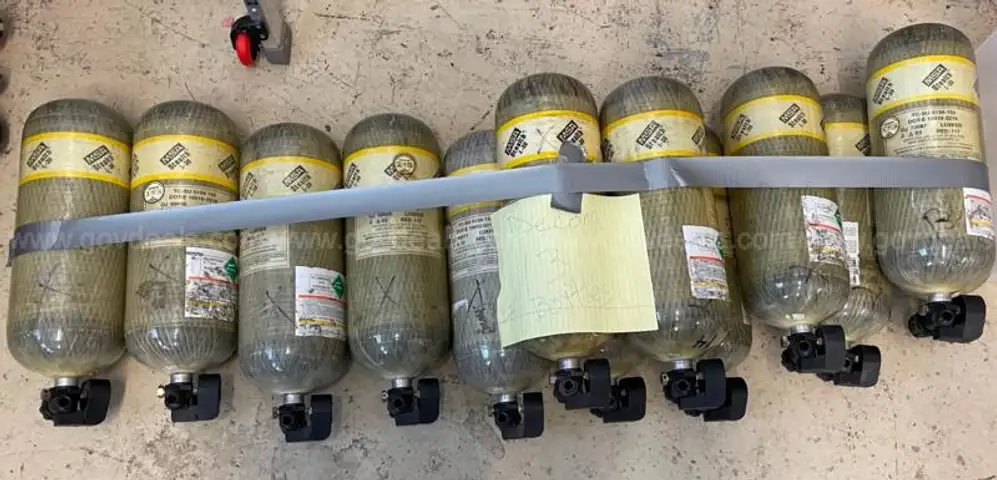Expired SCBA bottles | GovDeals