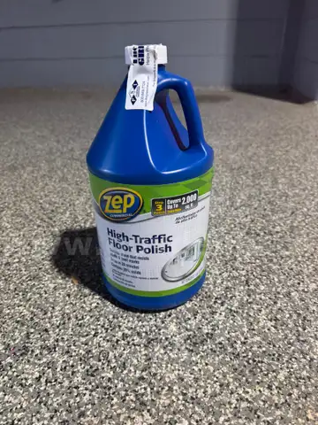 ZEP high traffic floor polish, new 1 gallon | GovDeals