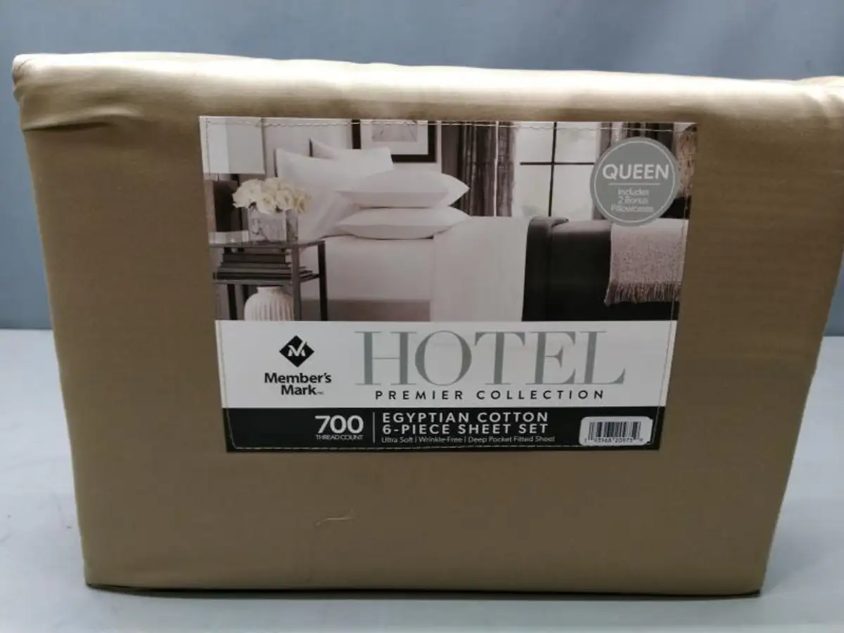 Members Mark 700-Thread-Count Solid Egyptian Cotton Hotel Premier ...
