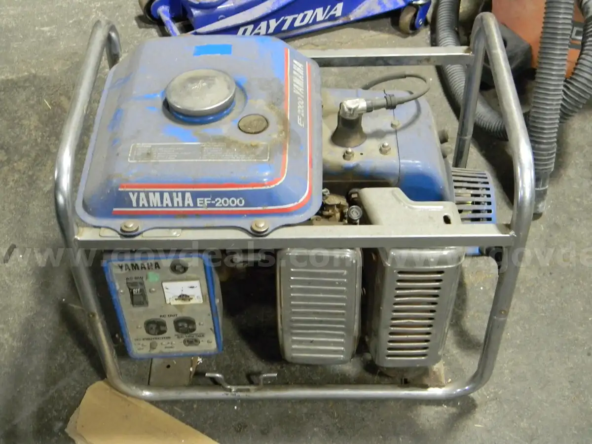 Yamaha EF-2000 Portable Generator | GovDeals