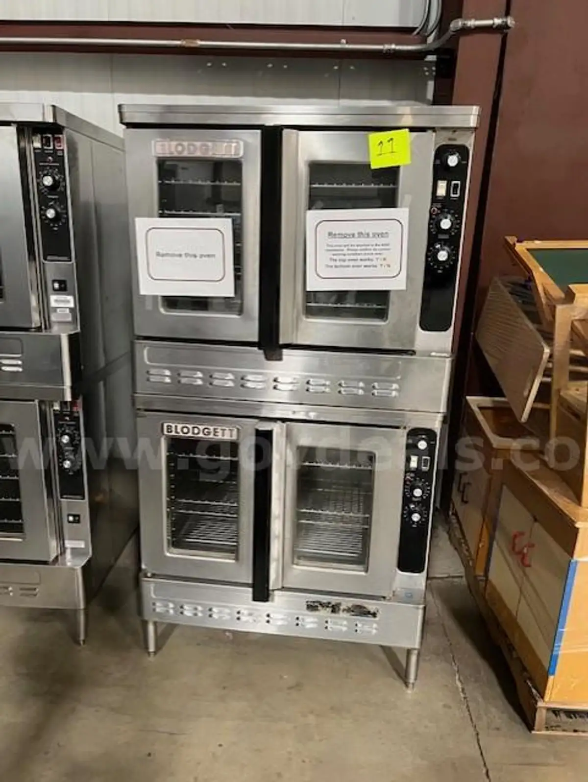 DOUBLE STACKED CONVECTION OVEN | GovDeals
