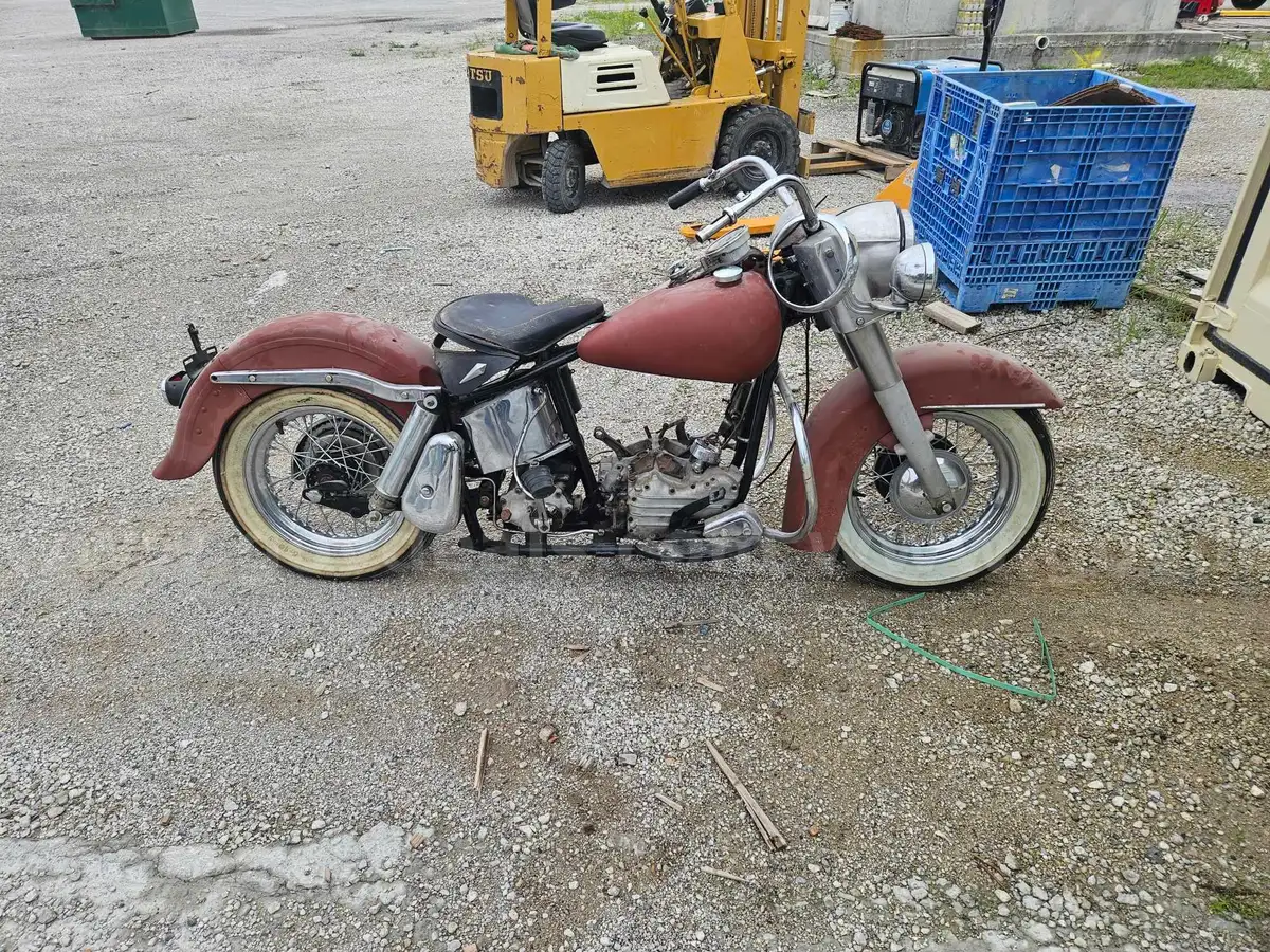 1963 HARLEY DAVIDSON HD FLH PANHEAD PAN HEAD ROLLING CHASSIS WITH ...