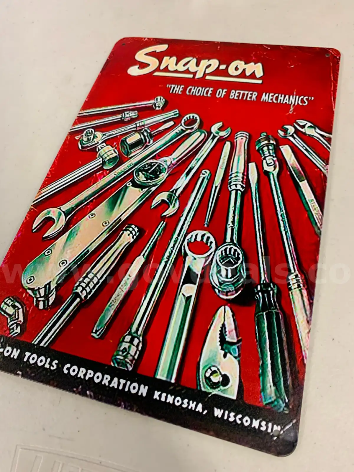 SNAP ON METAL TOOLS SIGN - CAN SHIP!! | AllSurplus