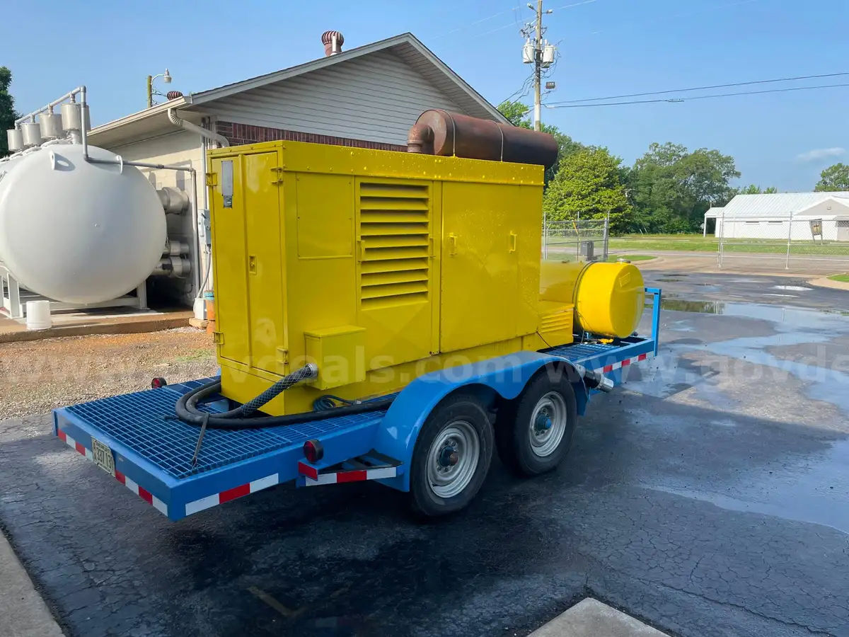 Mobile -100KW Stewart & Stevens Generator w/471 Detroit Diesel Engine ...