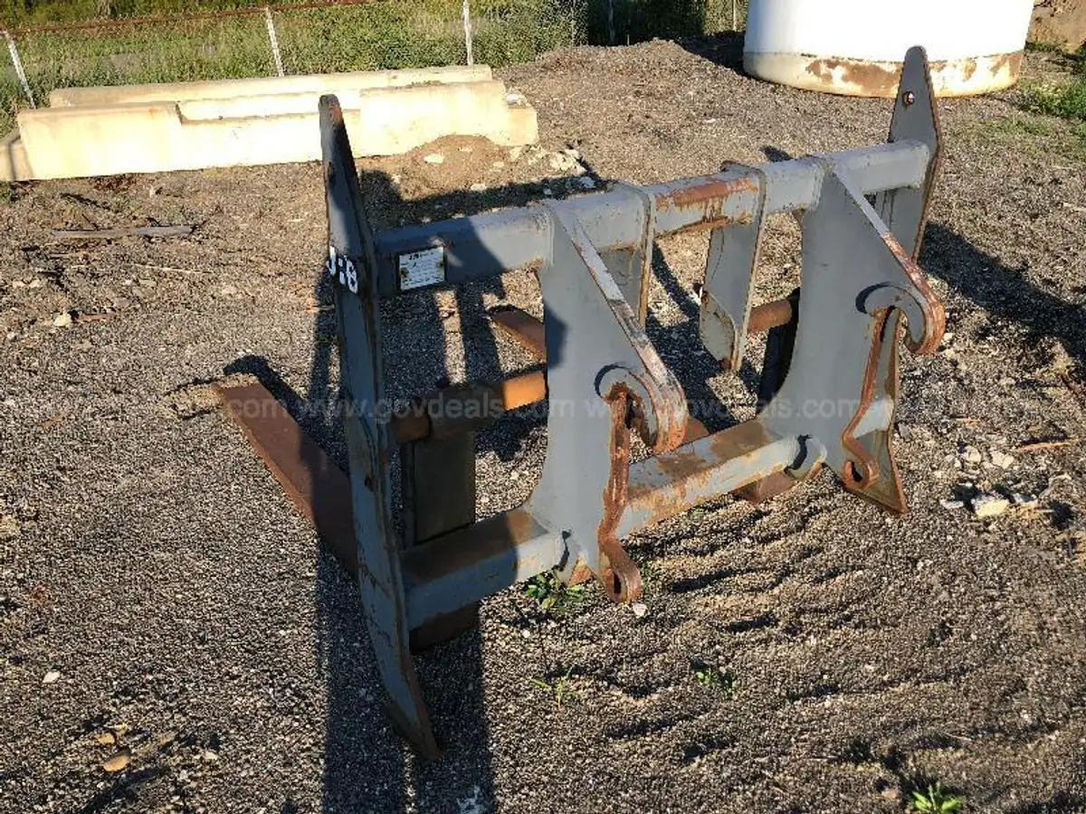 JRB pallet forks from 444H loader | GovDeals