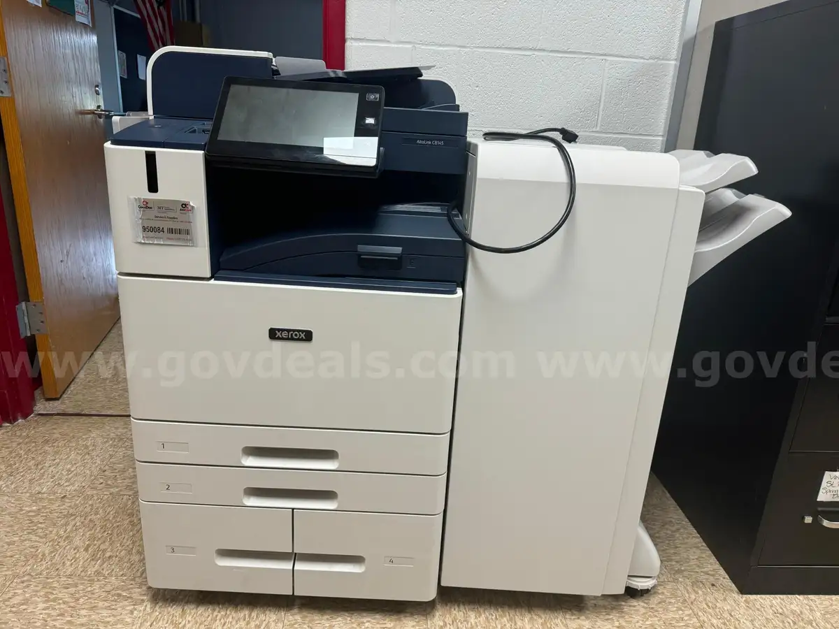 Xerox AltaLink C8145 Copier with book finisher | AllSurplus