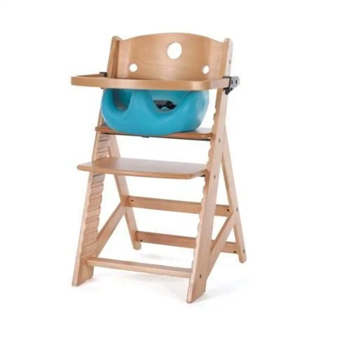 Keekaroo Height Right High Chair Natural with Infant Insert and Tray in ...