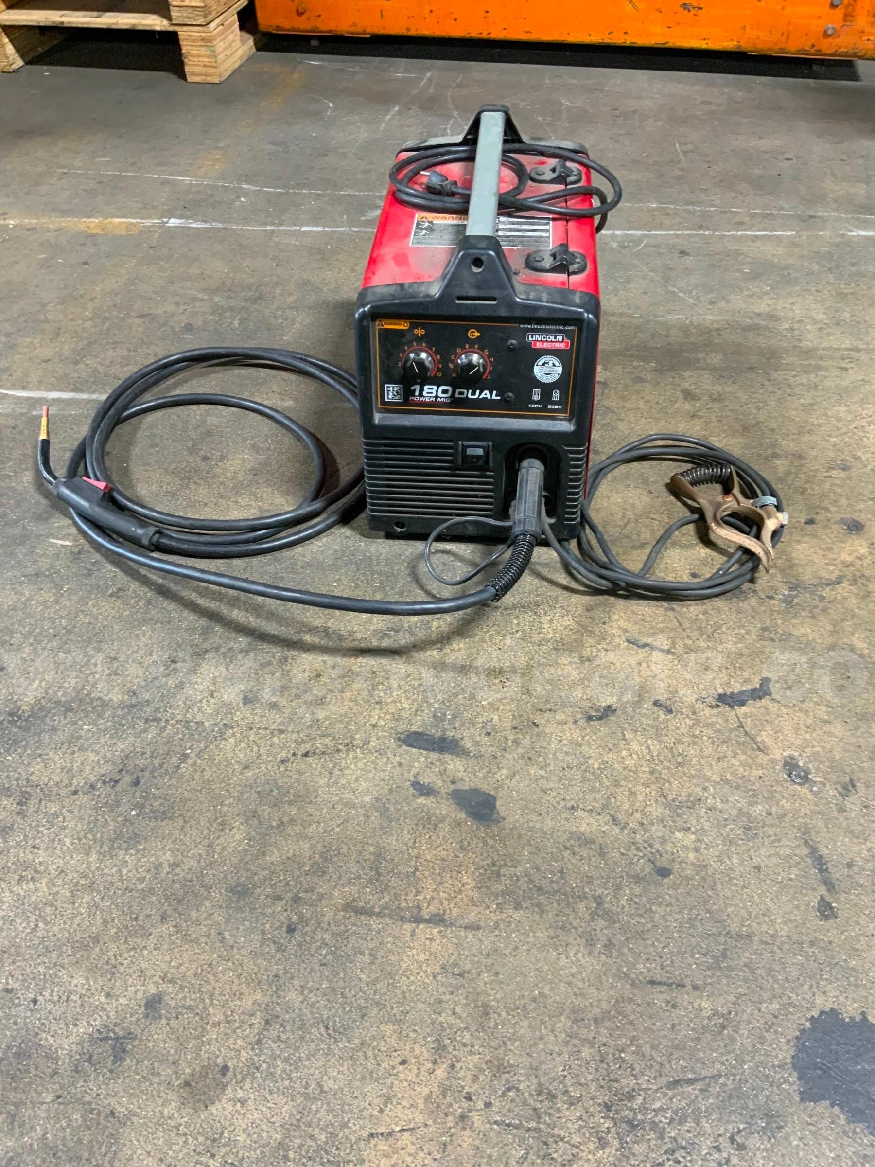 Lincoln Electric 180 Dual Power Mig Welder 120 230V Single Phase 60HZ R23 AllSurplus