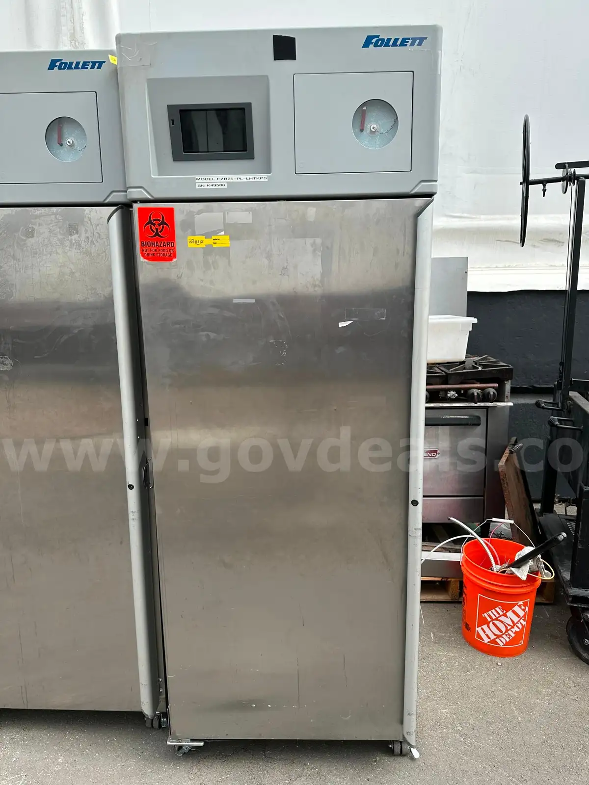 Follett FZR25 Upright Plasma Freezer | AllSurplus