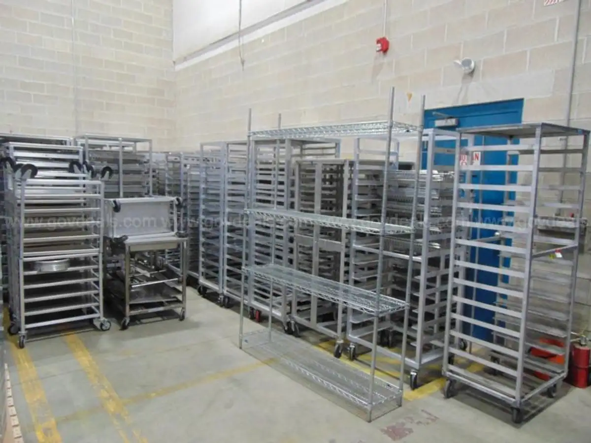 Metro, New Age Industrial, Belshaw Rolling Racks, Metro Shelf, Sheet ...